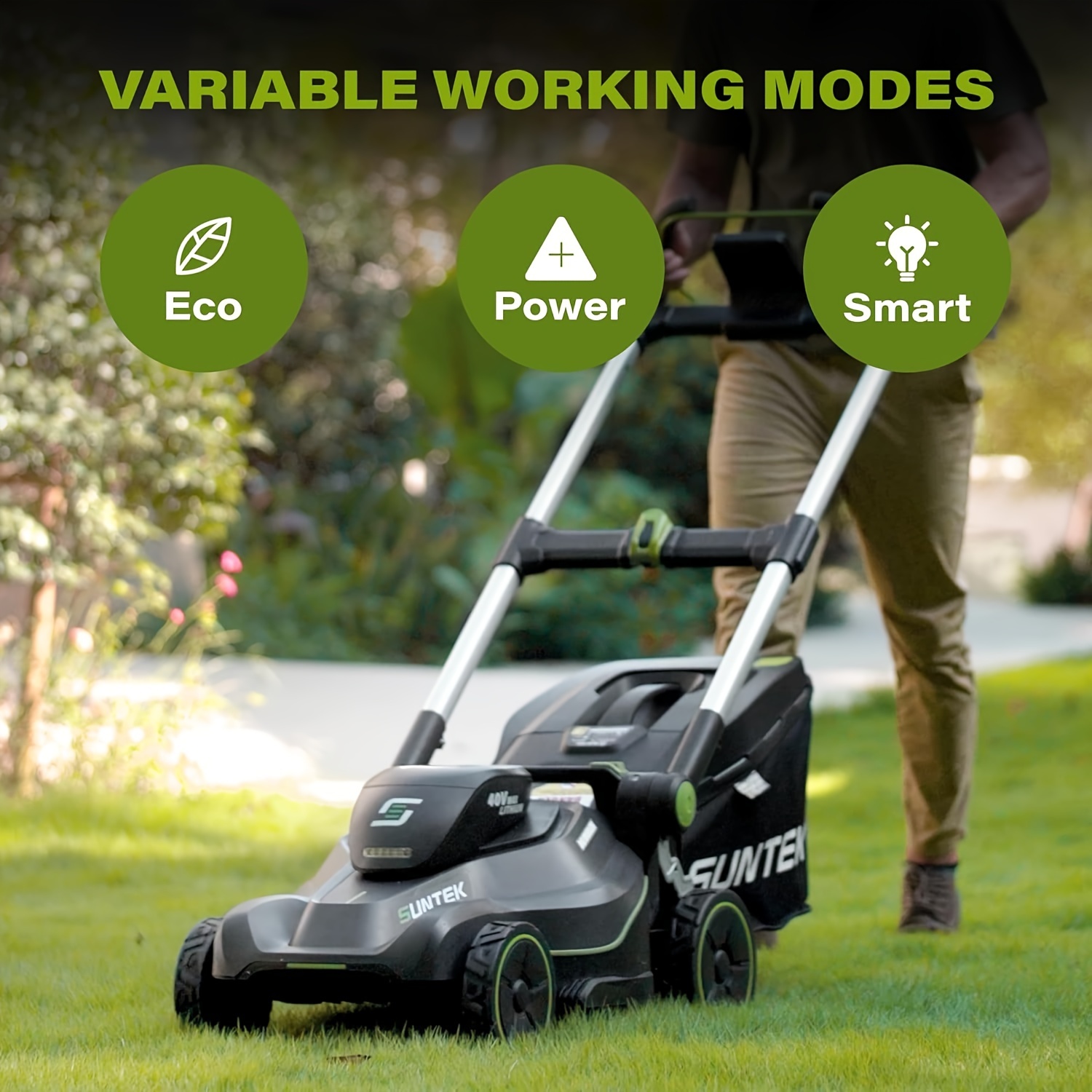 40v Cordless Electric Lawn Mower Digi brushless Walk - Temu