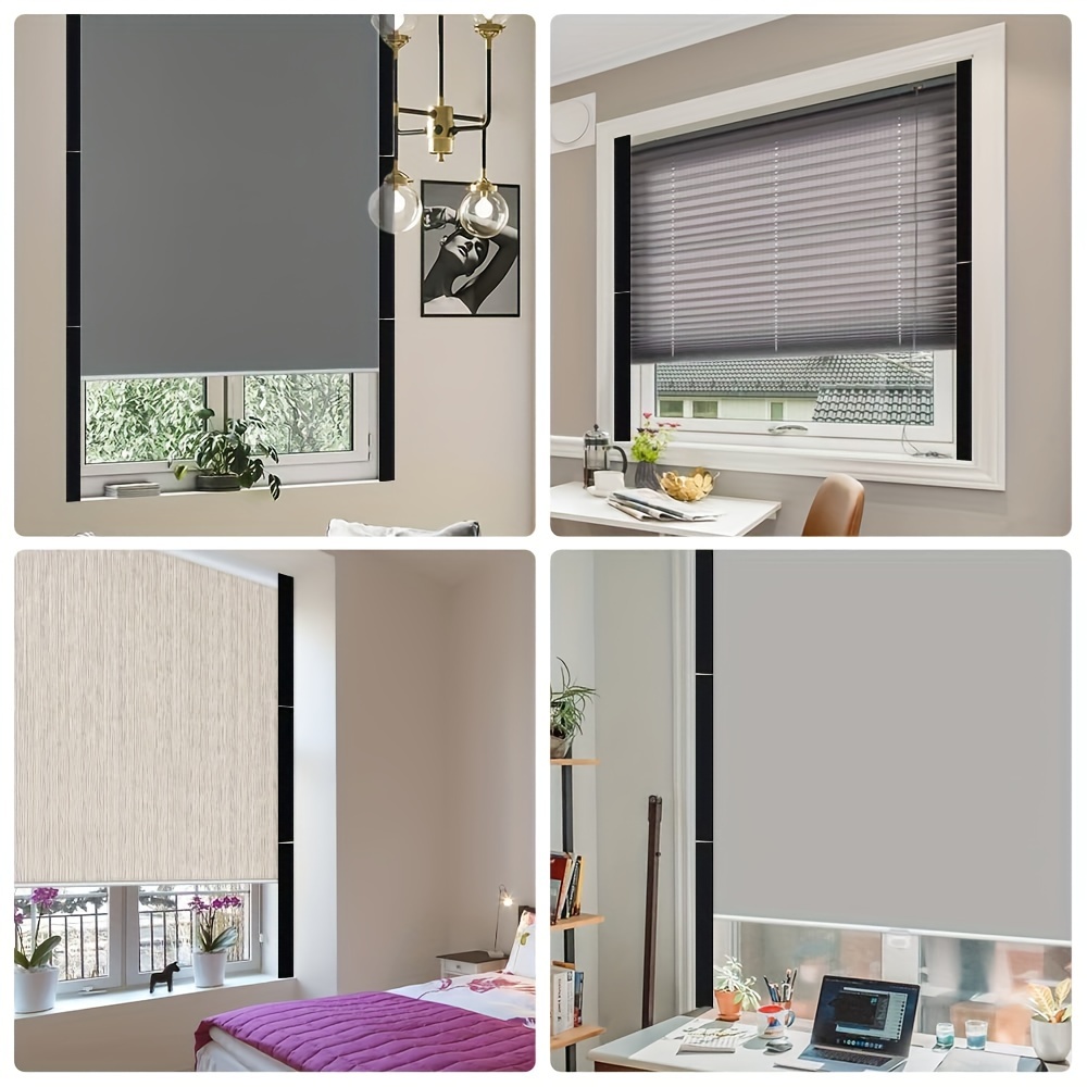 Window Light Blocker Blackout Pvc Strips For Blinds Side Track Avoid ...
