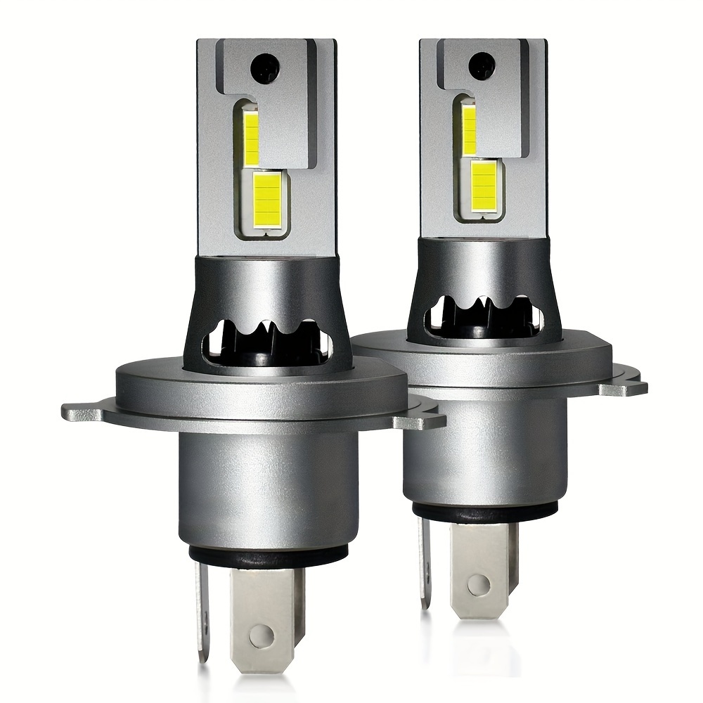 H4/hb2/9003 Led 헤드라이트 전구 100w 고출력, 빠른 설치 1:1 할로겐 크기, 고휘도 3000+ 루멘 ...