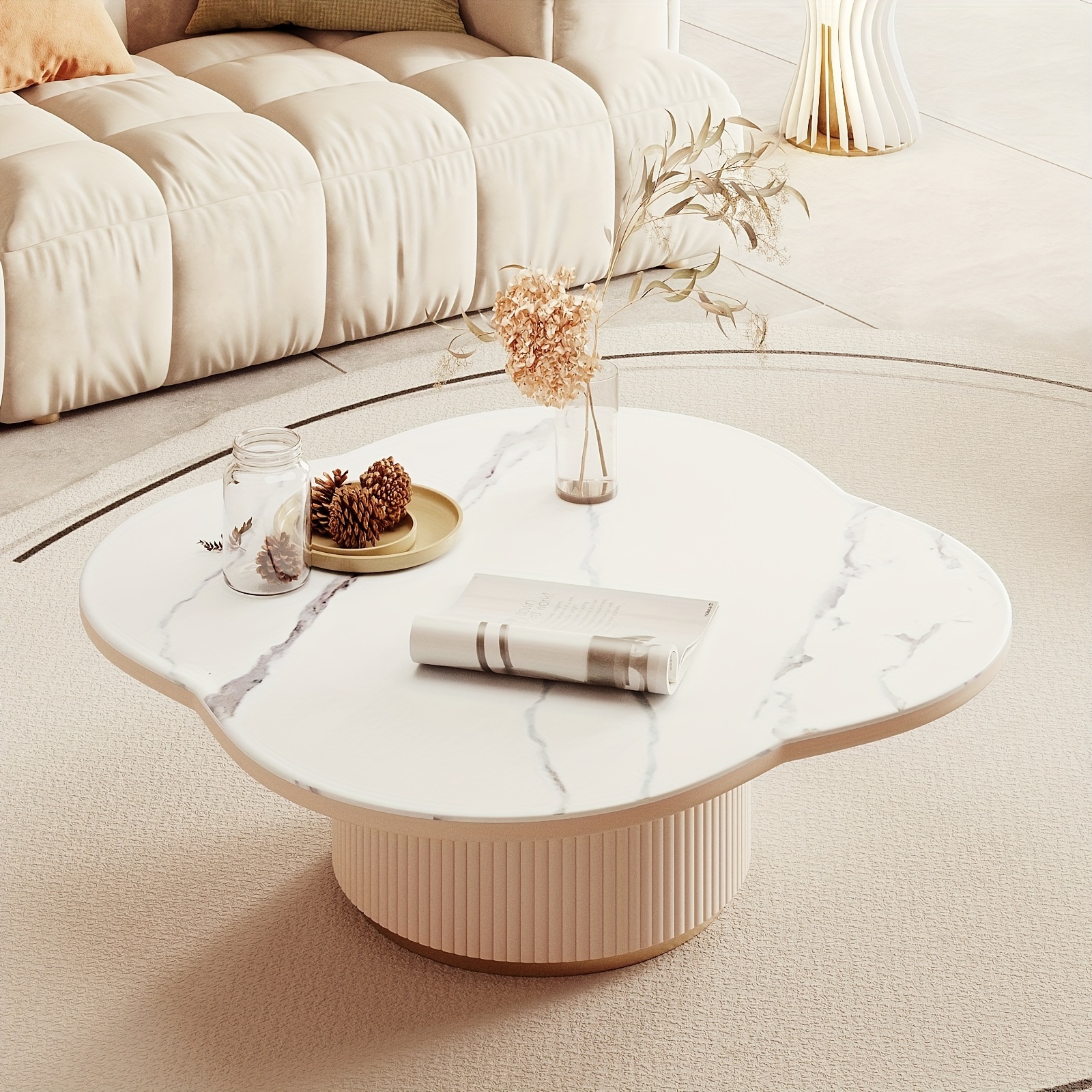 W X . D X . H) Wood Top Coffee Table - Temu