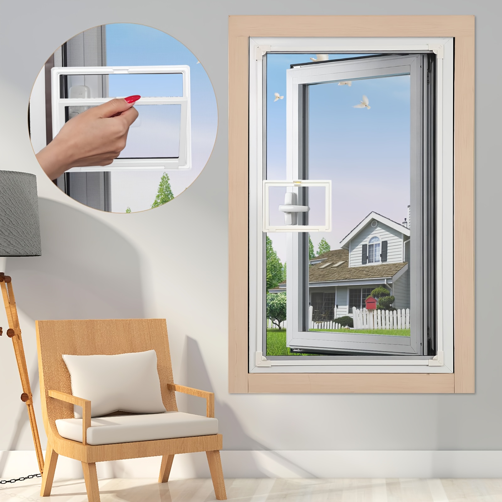 magnetic window insect screen - Germany