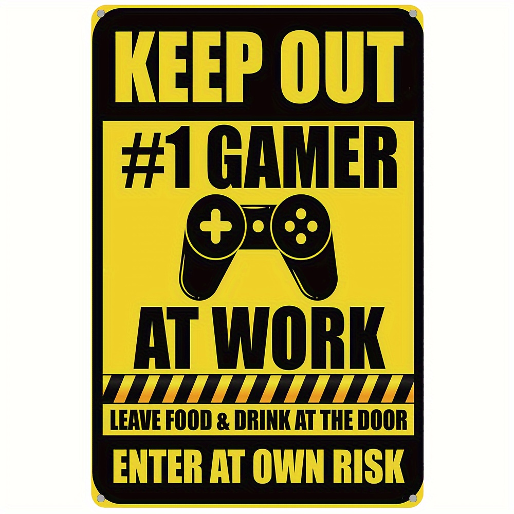 Aluminum Sign " Honey Dew Gifts Funny Signs Keep Gamer Work - Temu Canada