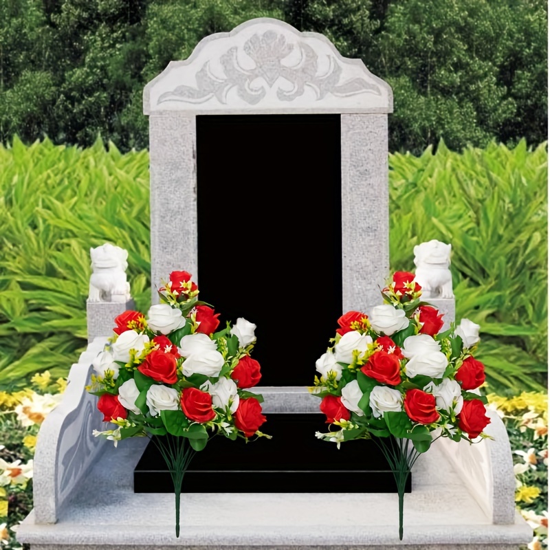 cemetery flowers sold on Temu United States