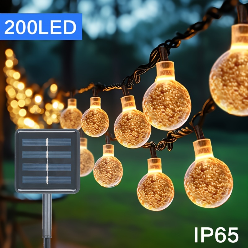 solar string lights outdoor sold on Temu United States