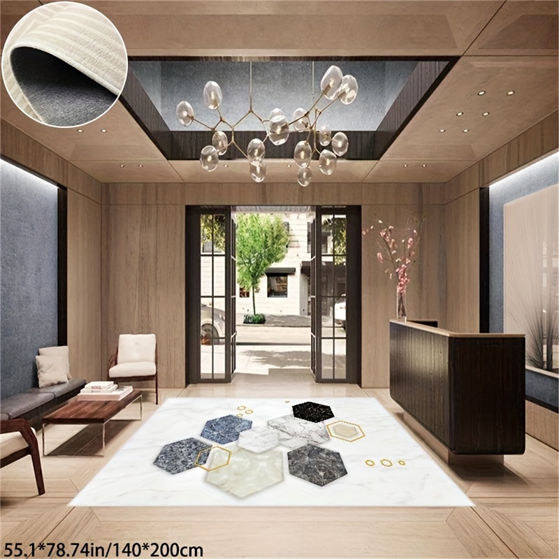 Creative Pattern Carpet Area Rug Hotel Living Room Bedroom - Temu Canada