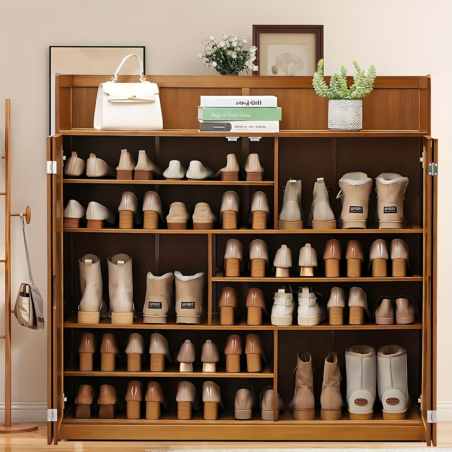 shoe storage cabinets sold on Temu United States