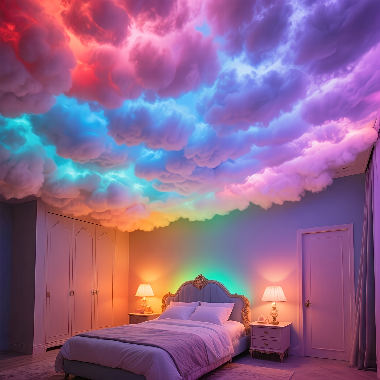 led clouds for ceiling sold on Temu United States