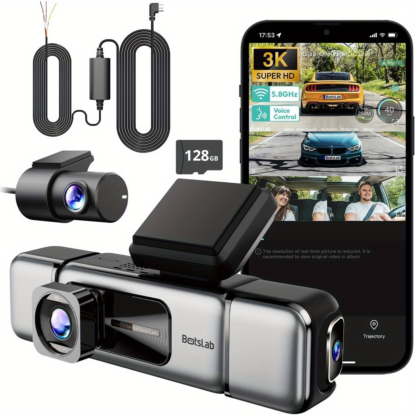 car dash cameras sold on Temu United States