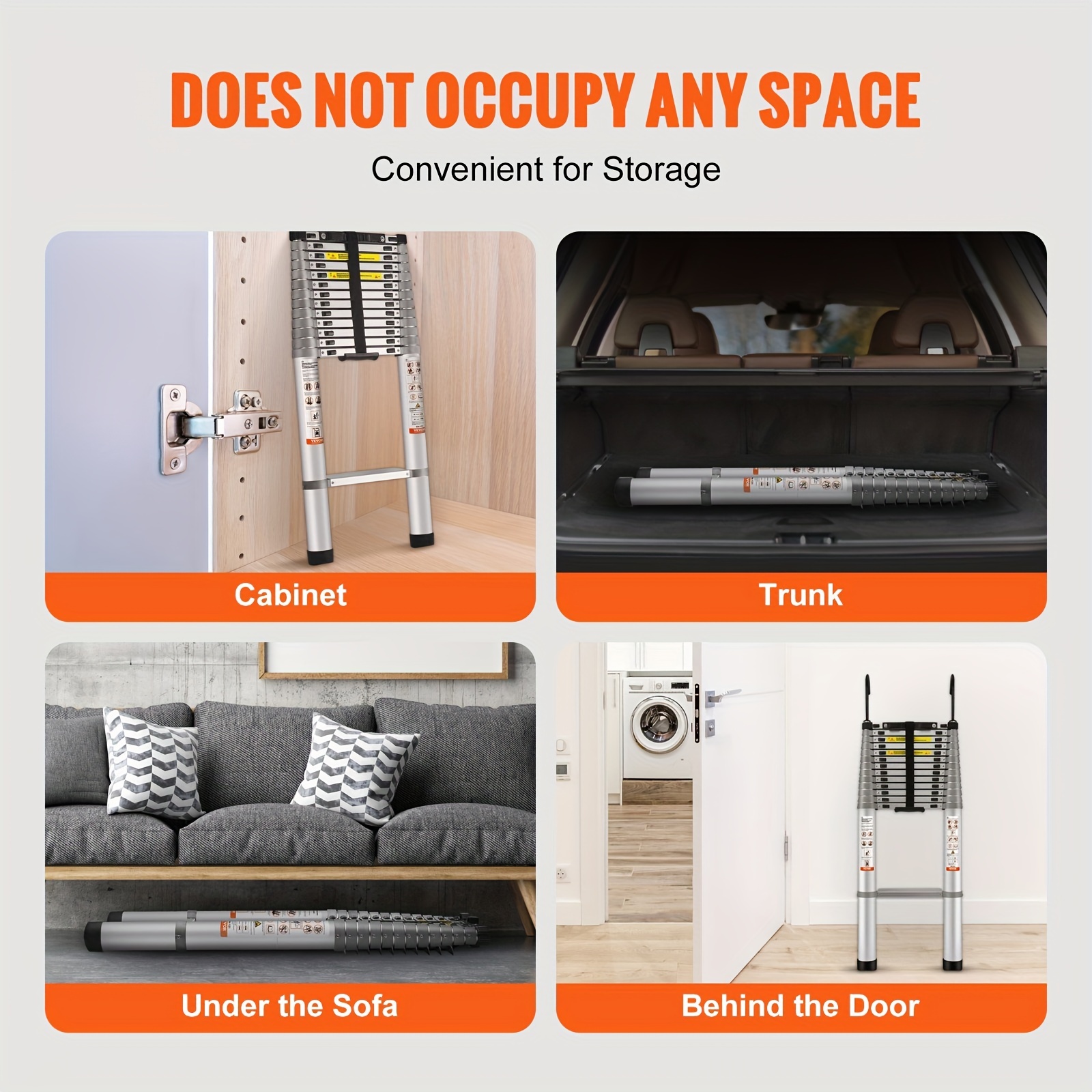 Telescoping Ladder Aluminum - Temu