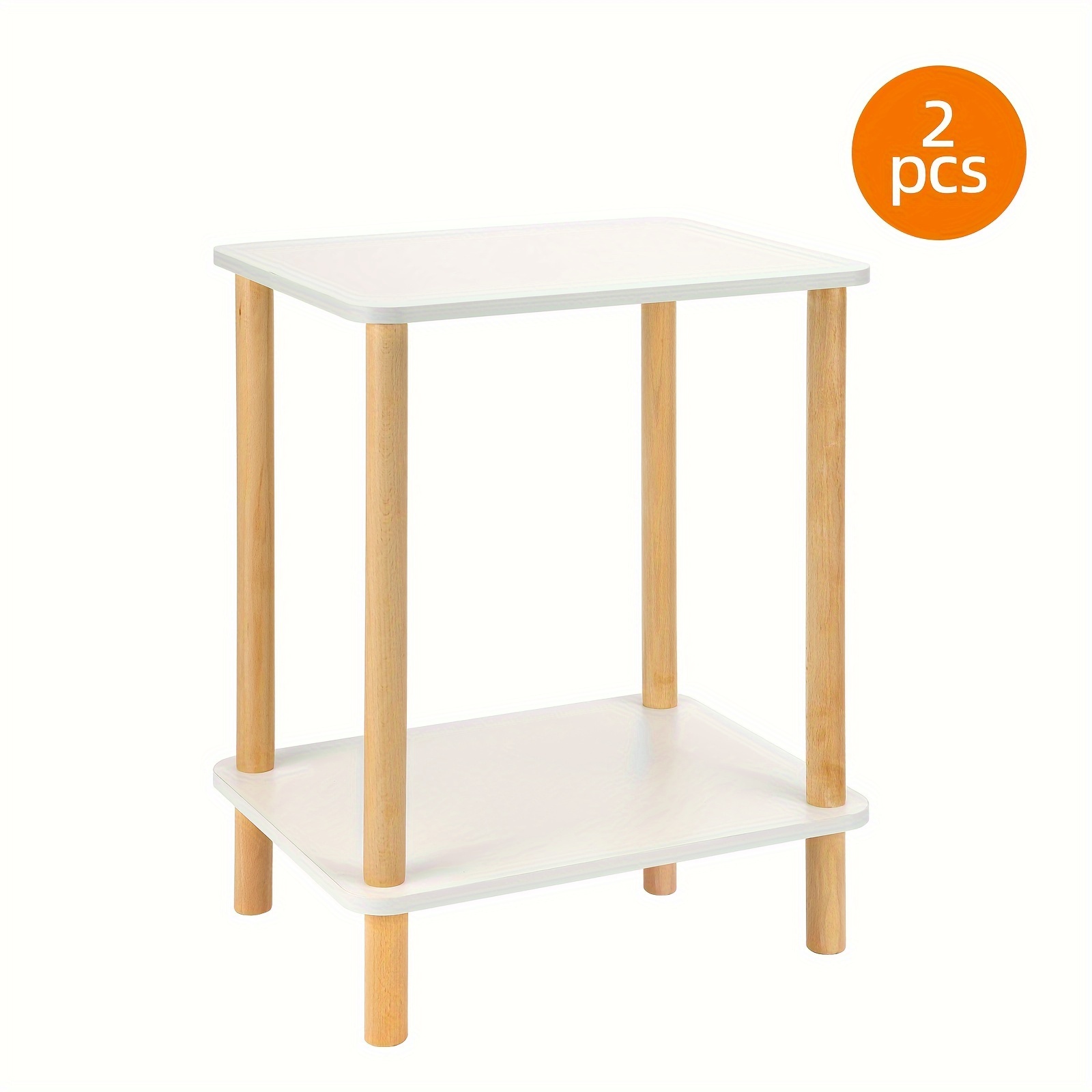 2 story Bedside Table Side Tables High Side Tables Storage - Temu
