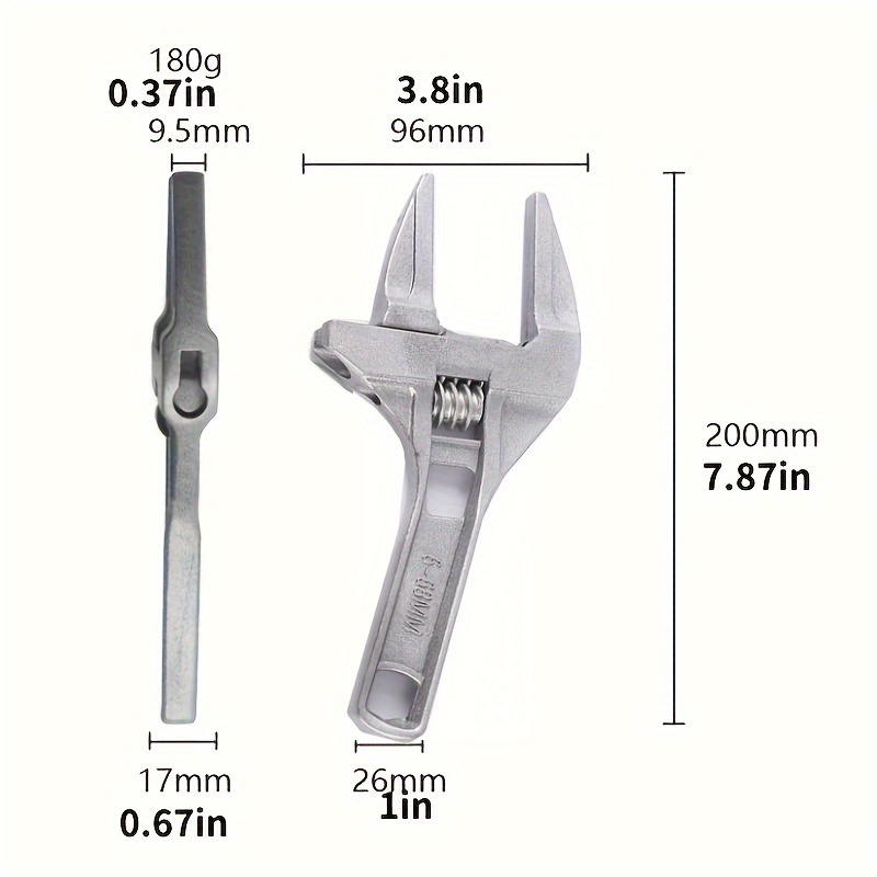 Adjustable Torque Wrench - Chromium-vanadium, Flexible Spanner For Nuts ...