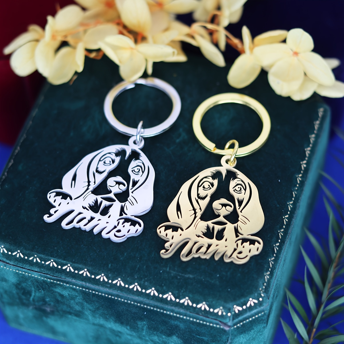 beagle keychain sold on Temu United States