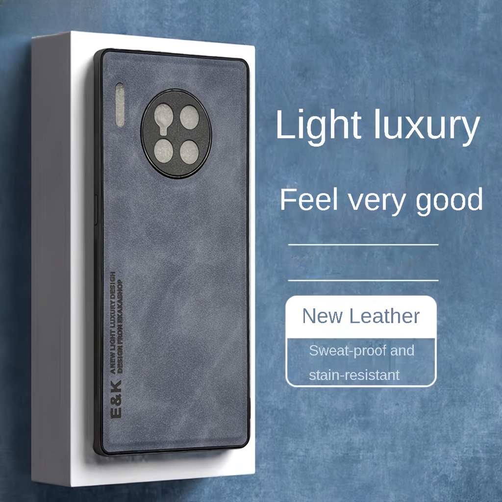 Luxury Thin Shockproof Faux Leather Phone Protector Cover - Temu Australia