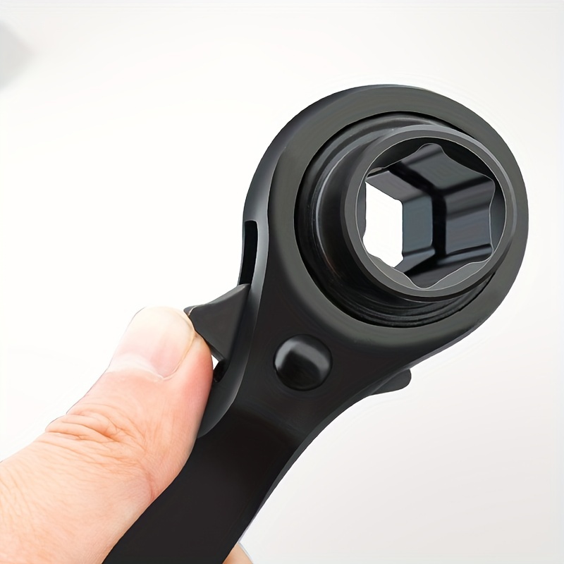 Heavy-duty Ratchet Wrench - Dual-direction, Double-headed Spanner With ...