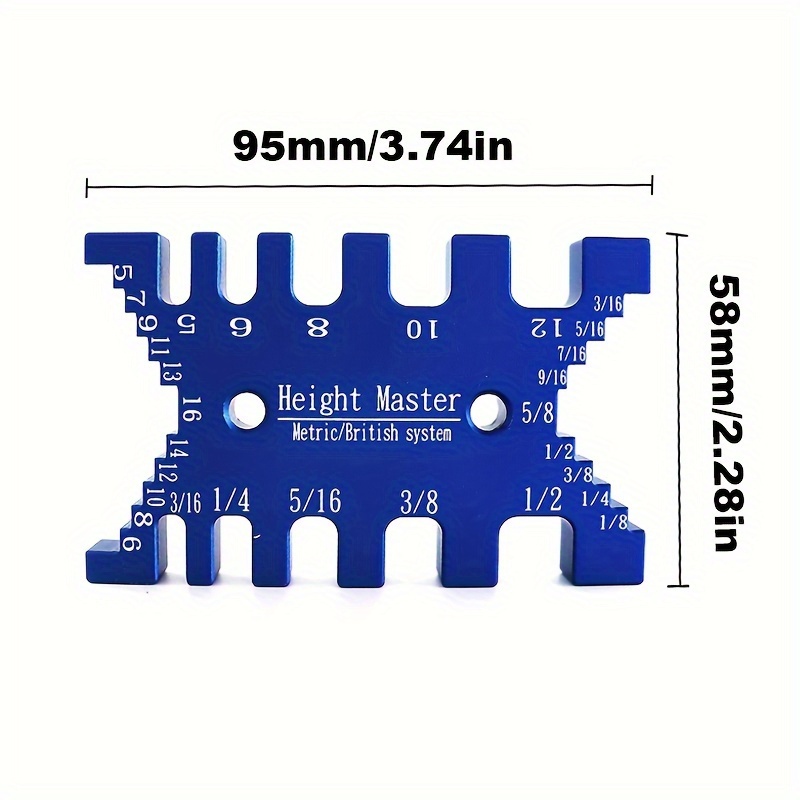 Precision Aluminum Alloy Dovetail Jig Ruler - Temu