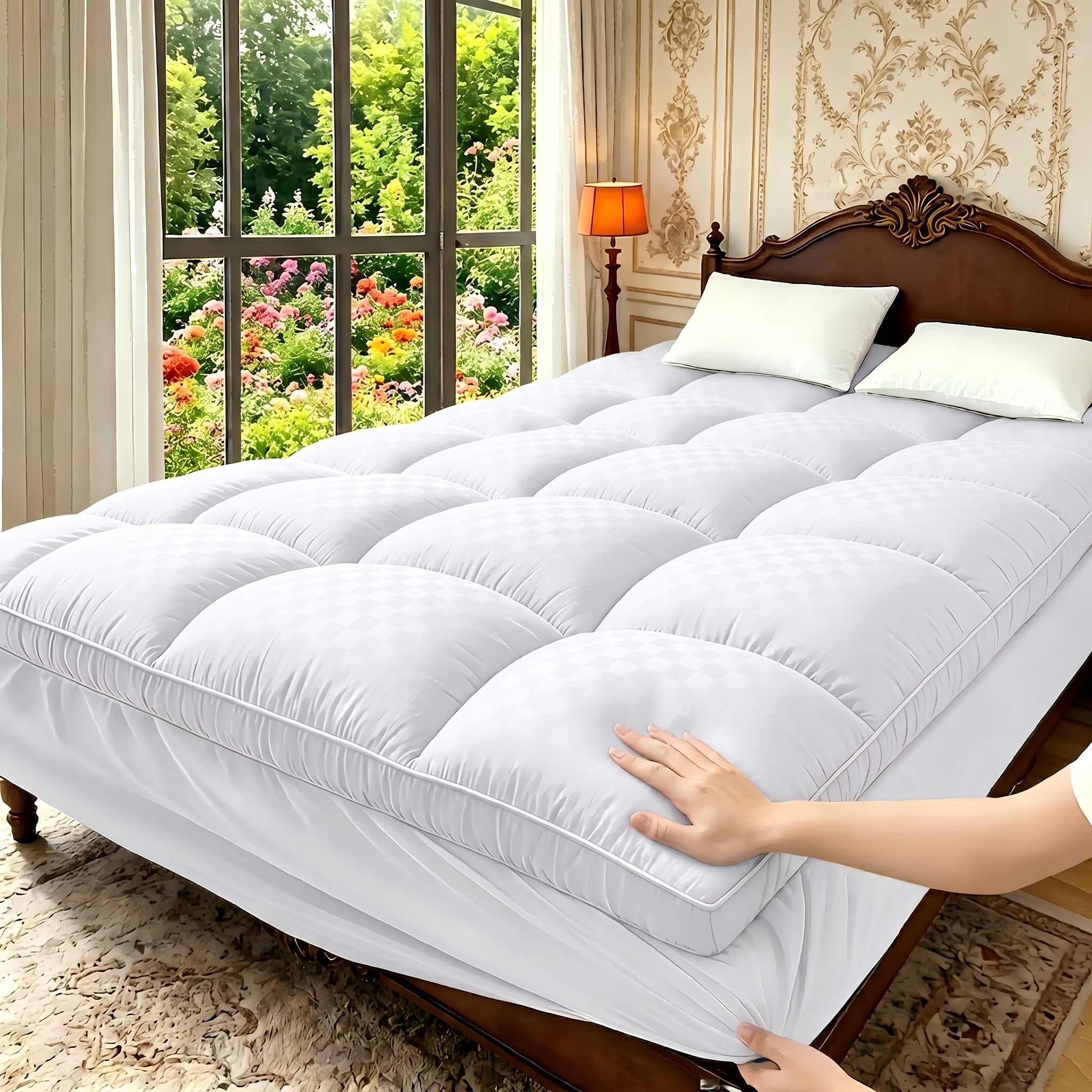 mattress topper full sold on Temu United States