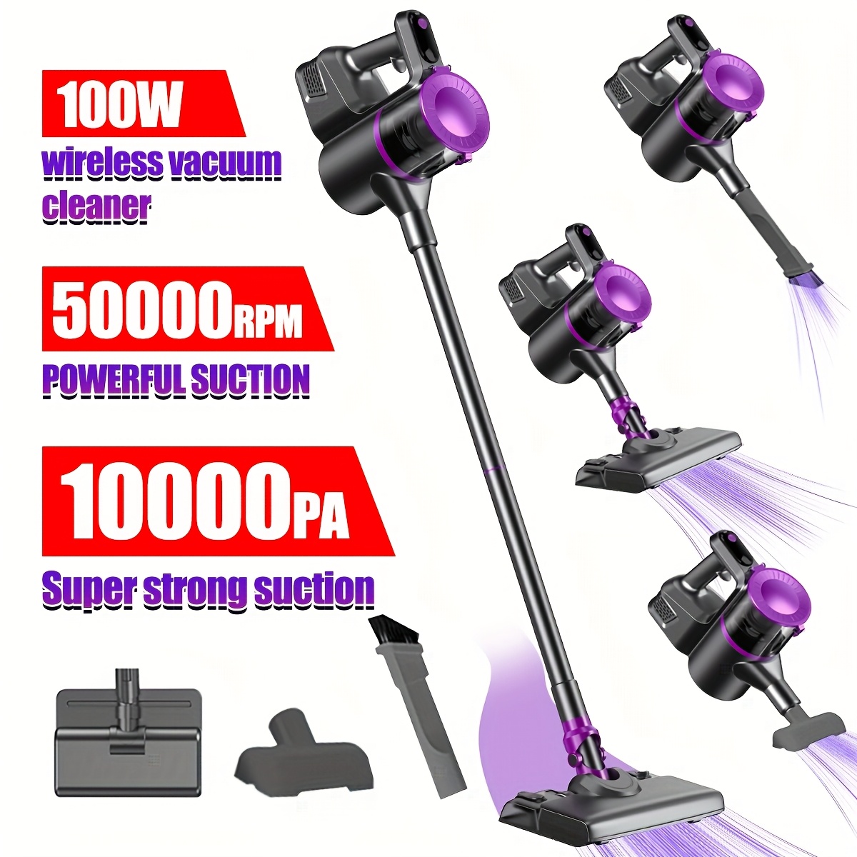 power handheld vacuum cleaner sold on Temu United States