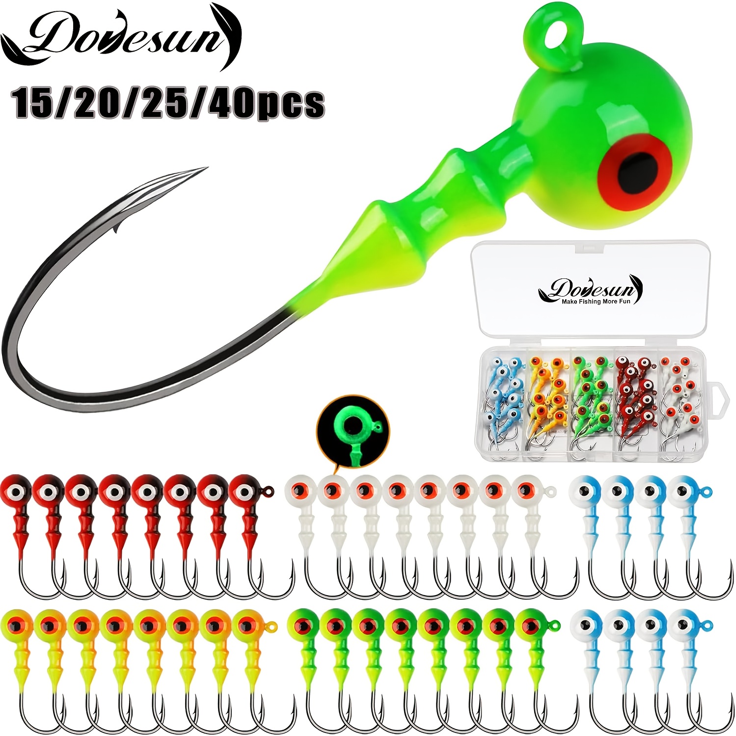 jig heads for fishing sold on Temu United States