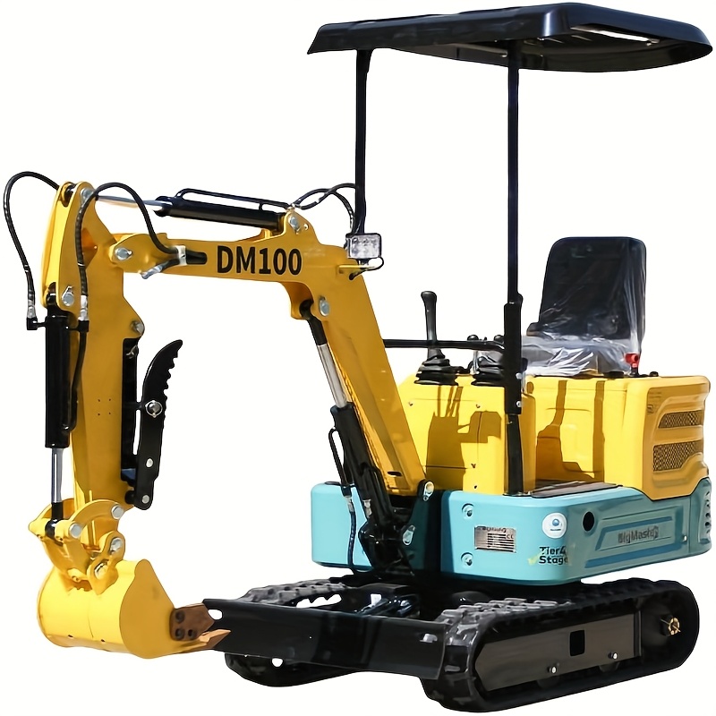 mini excavator sold on Temu United States