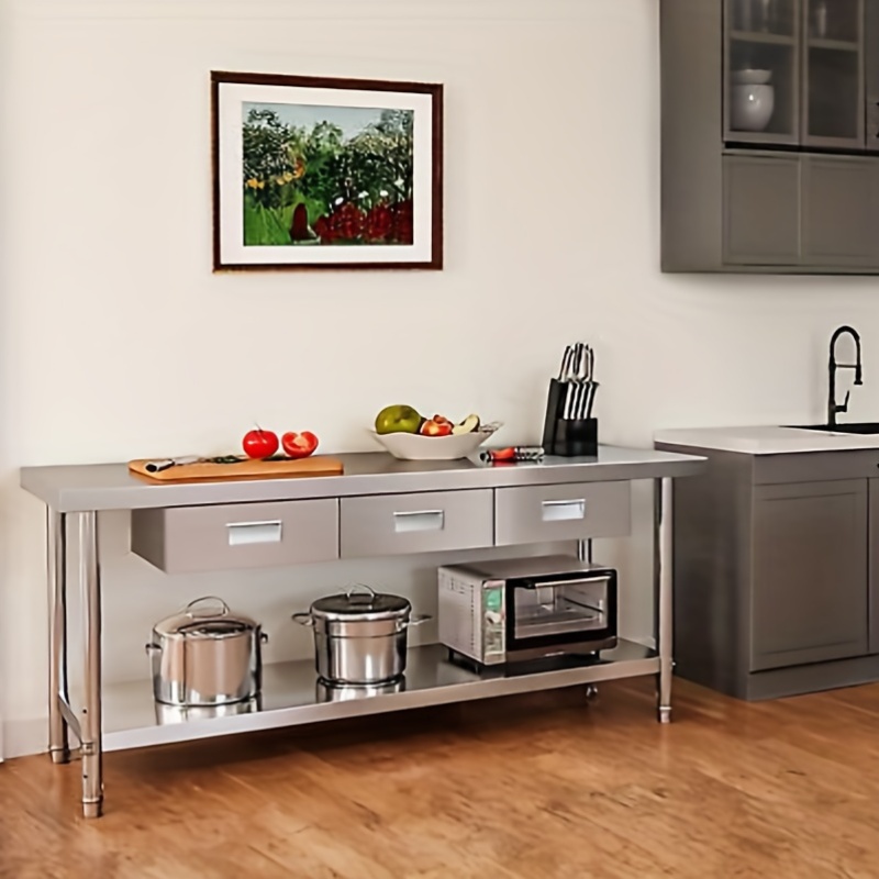 practical stainless steel workbench 3 drawers Temu