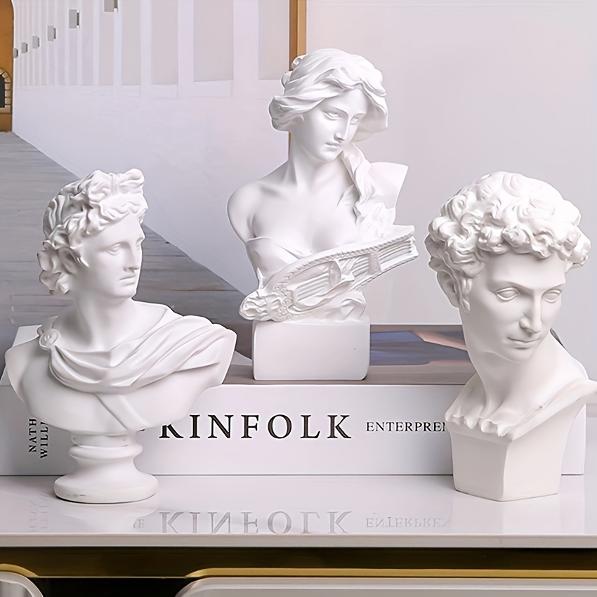 nordic greek character statue resin ornament david gingham - Temu Canada