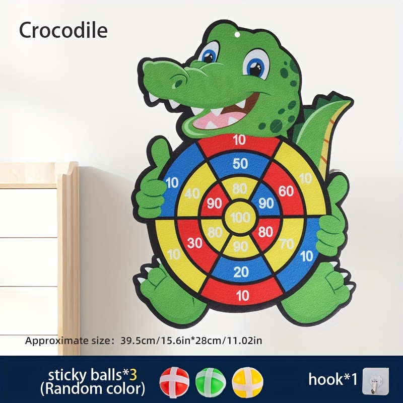 Children's Game Toy Throwing Sticky Ball Set Crocodile - Temu United ...