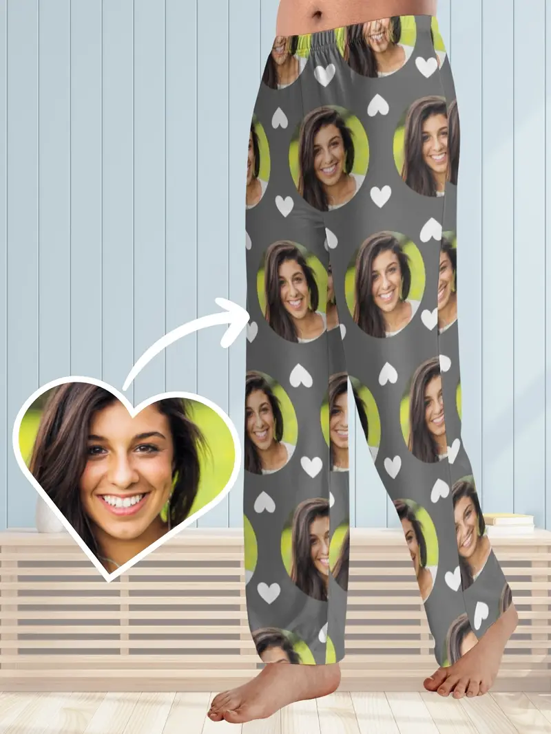 Novelty Comfy Pants Customized Men S Unisex Custom Photo Temu New Zealand