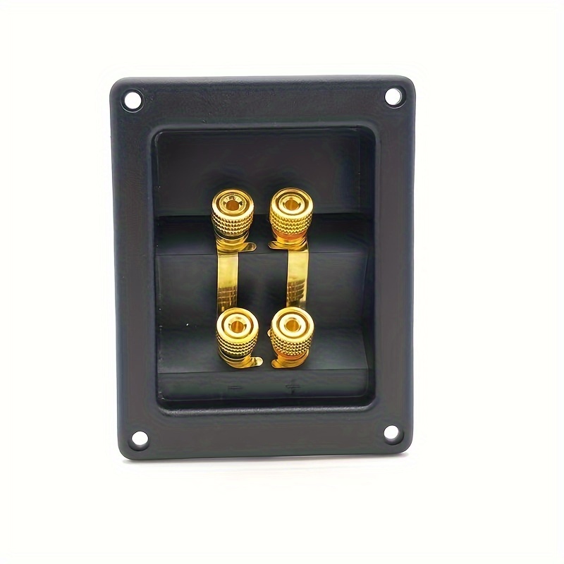 Abs Material 4 position Speaker Terminal Box Pure Copper - Temu Malaysia