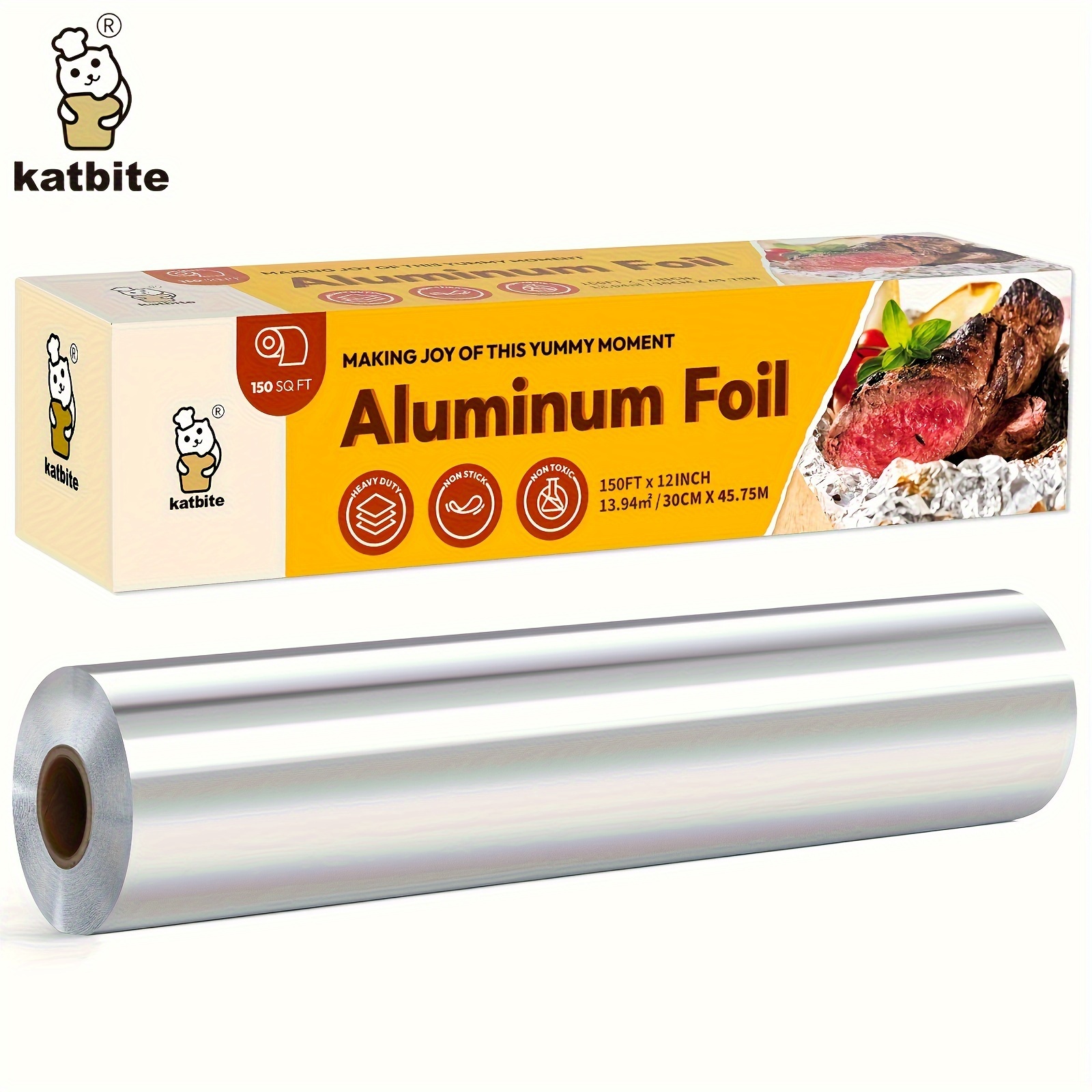 Aluminum Foil Heavy Duty 25 Micron Thick Strong - Temu