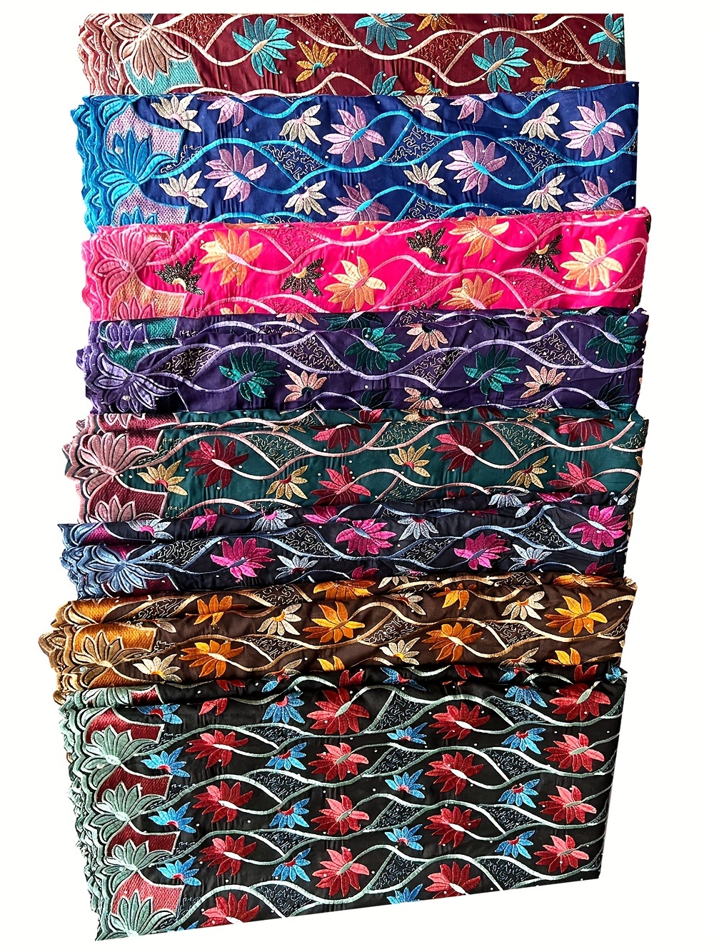 5 Yards Latest Embroidery Fabric Cloth 2024 High Quality - Temu