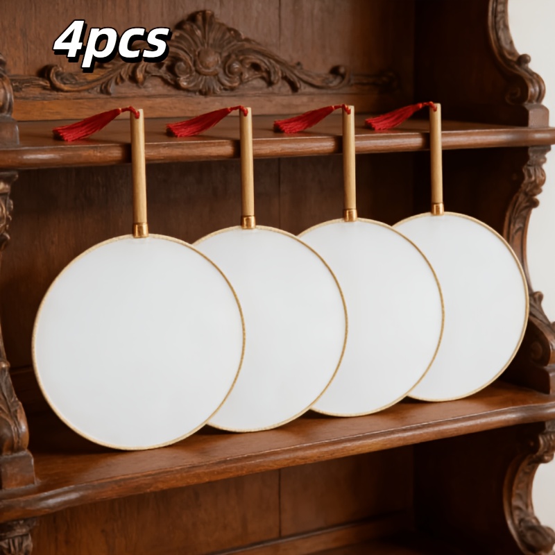 blank paper fan sold on Temu United States