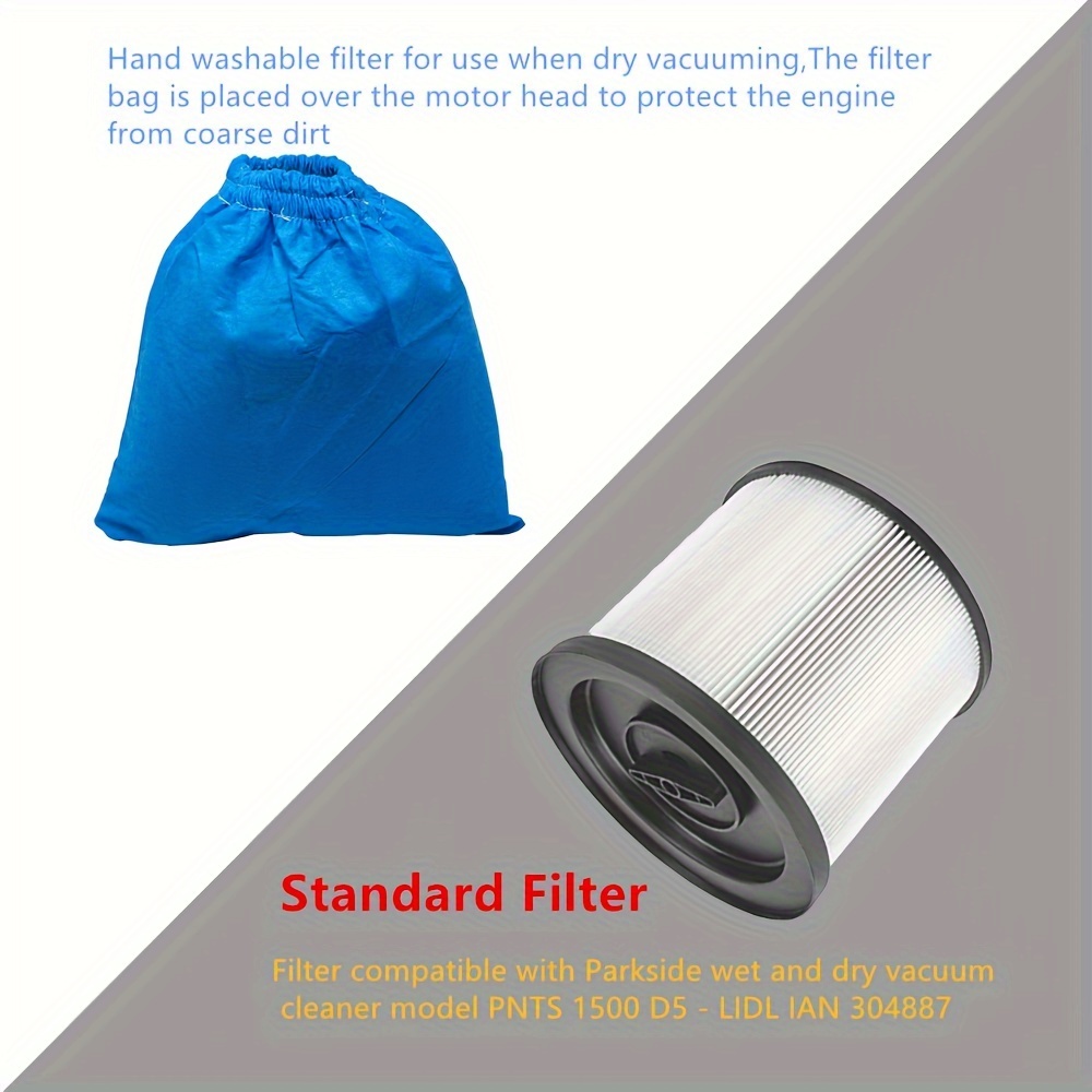 white standard cartridge vacuum hepa filter set locking lid - Temu