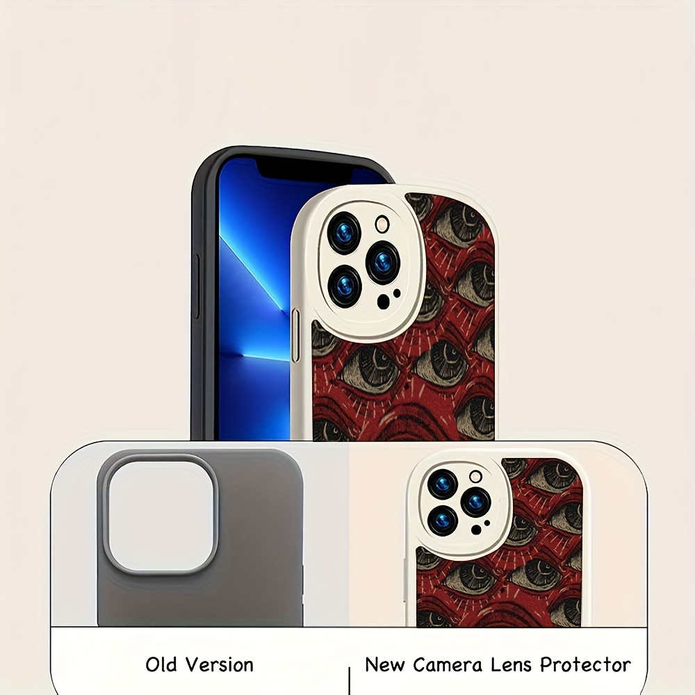 Horrible Eyes Print Soft Flexible Protective Tpu Rubber - Temu Canada