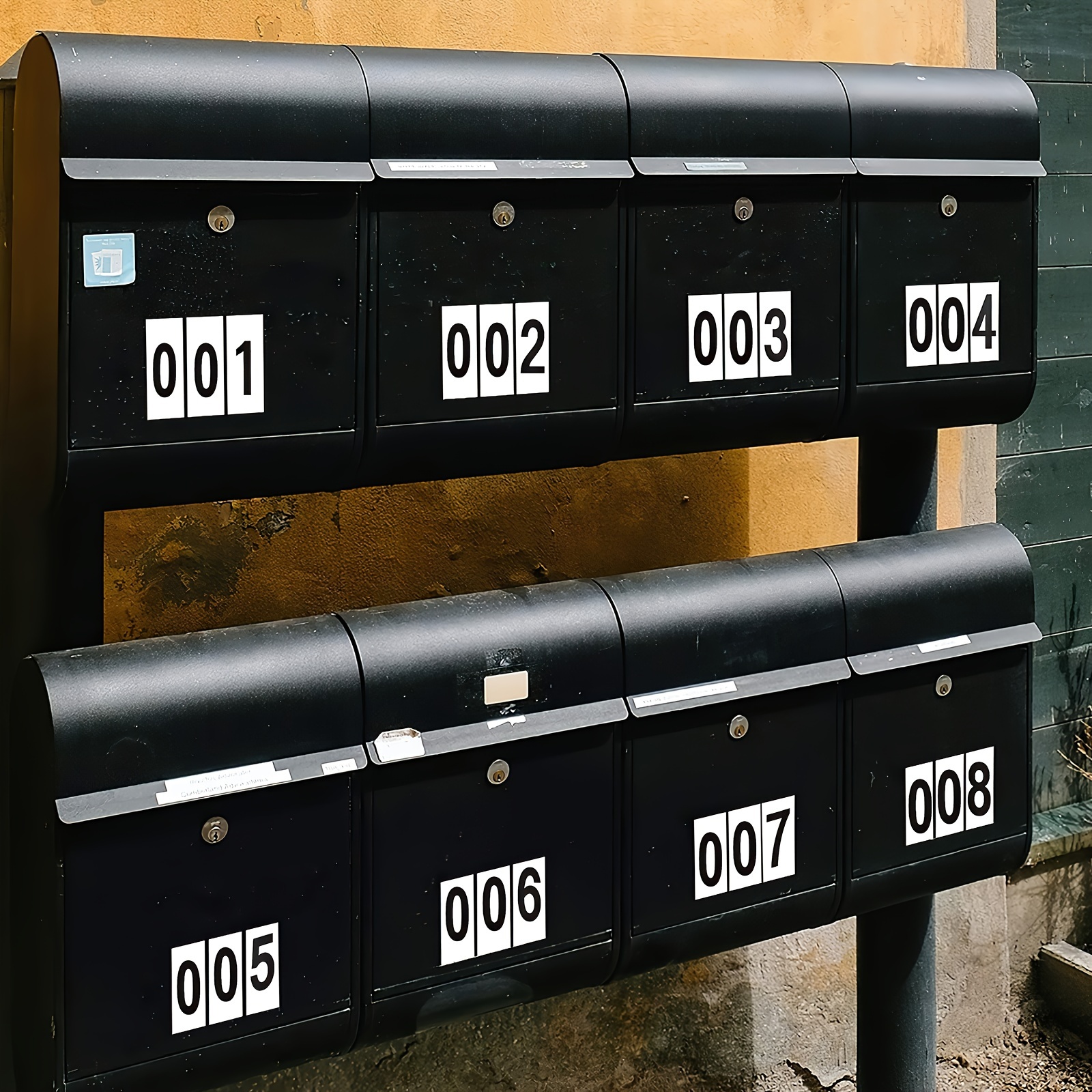 3-pack Waterproof Mailbox Decals - 0-9 Address Numbers For Street ...