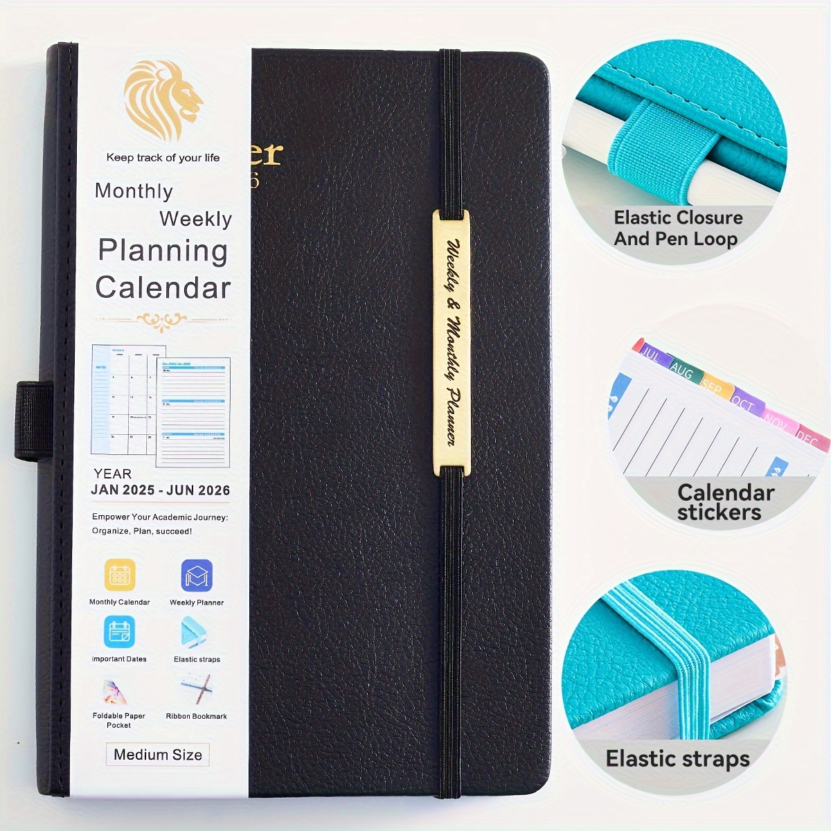 planners monthly sold on Temu United States