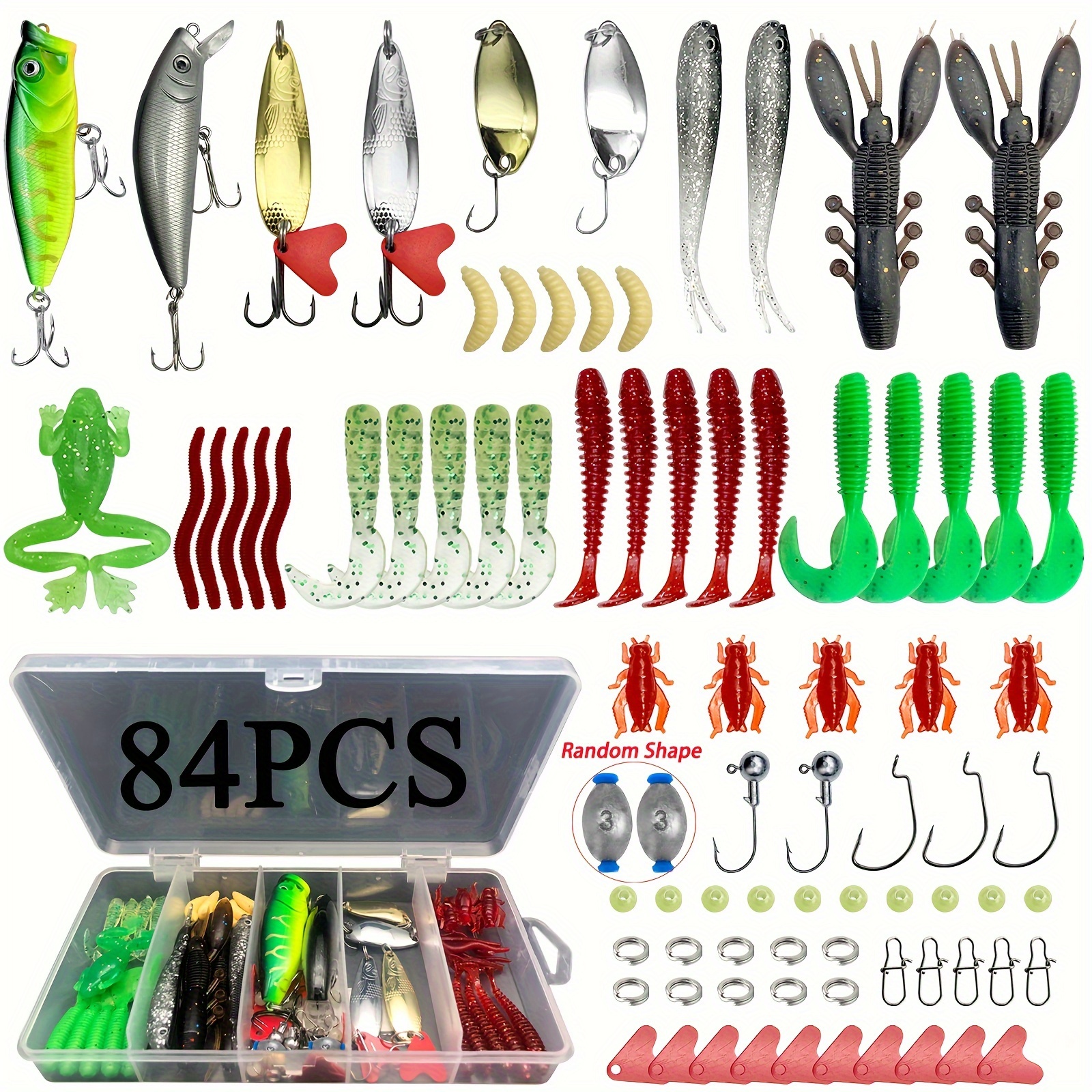 fishing tackle sold on Temu United States
