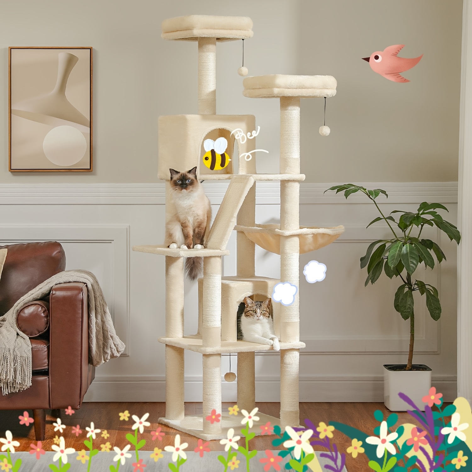 cat trees sold on Temu United States