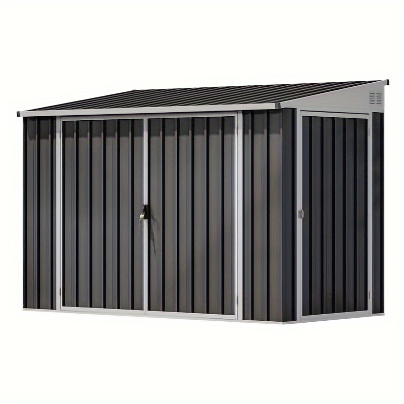 Modfusion Outdoor Storage Shed Waterproof Metal Garden Shed - Temu