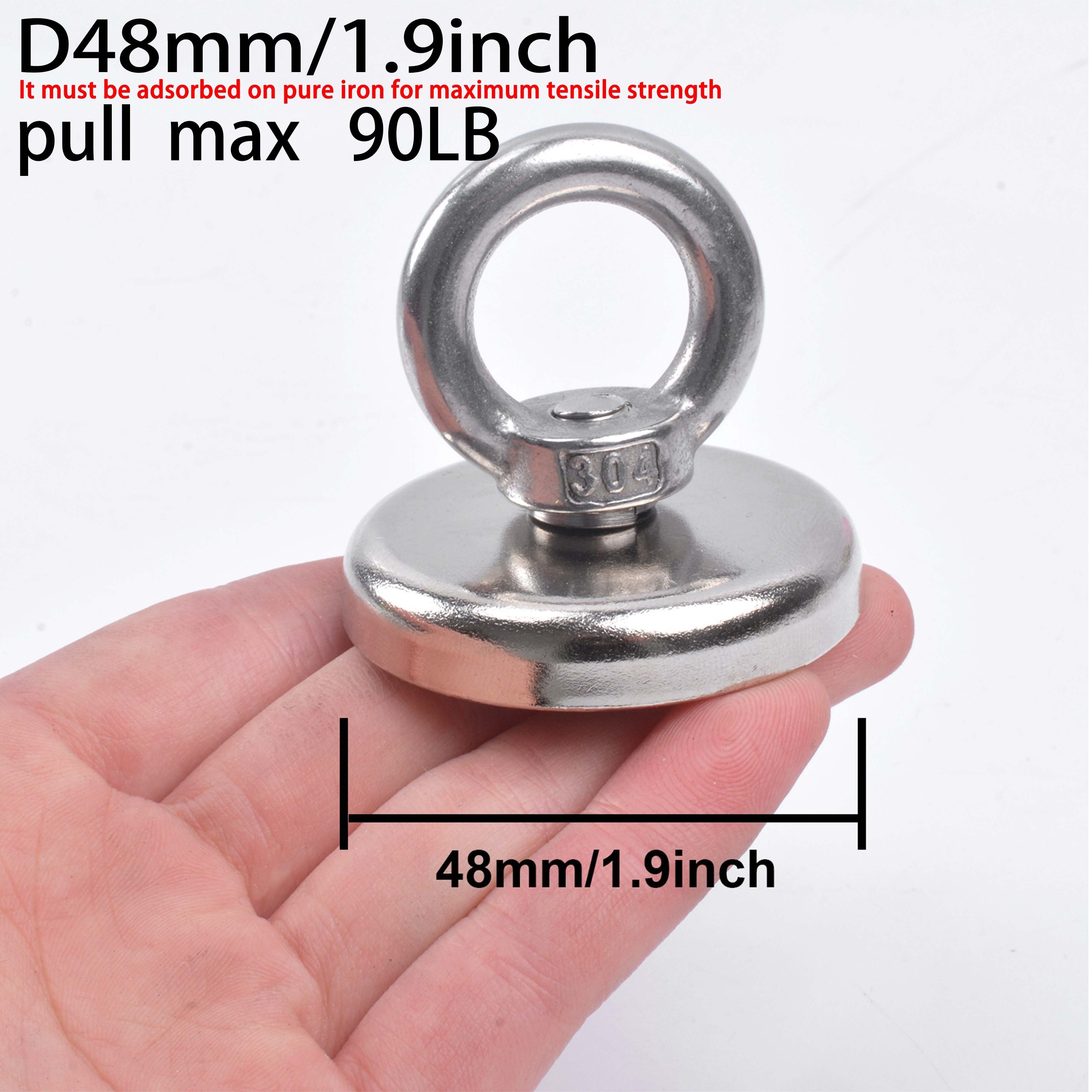 Strong Neodymium Fishing Magnet Hook N52 Heavy Duty Rare - Temu United