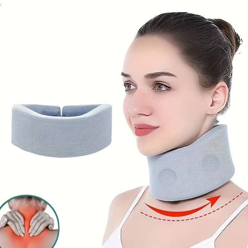 Cervical Vertebrae Neck Brace Posture Corrector Neck Cushion - Temu ...