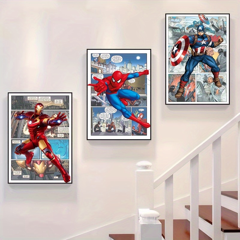 Unframed Canvas Poster Modern Art Cartoon Anime - Temu Canada