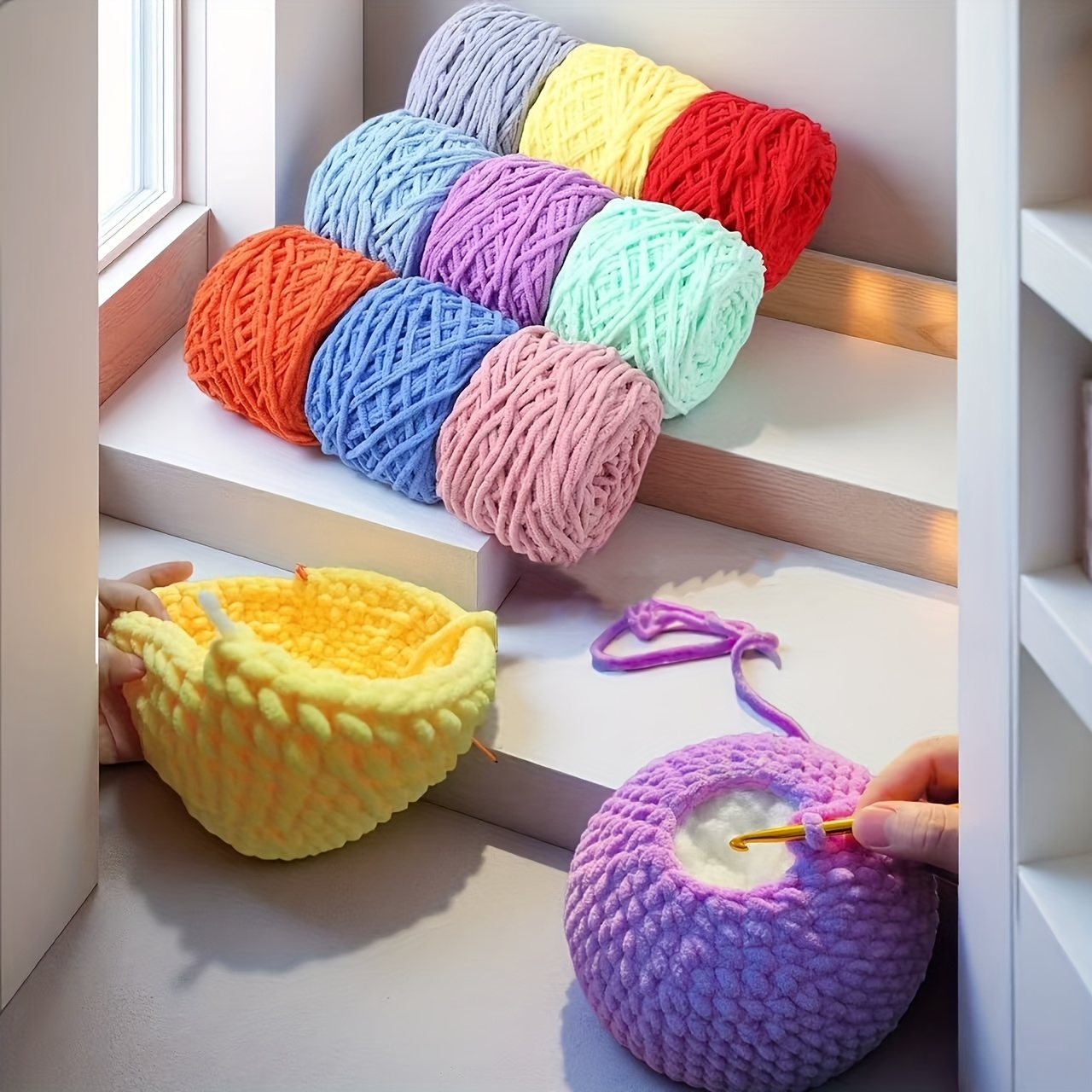 big yarn sold on Temu United States