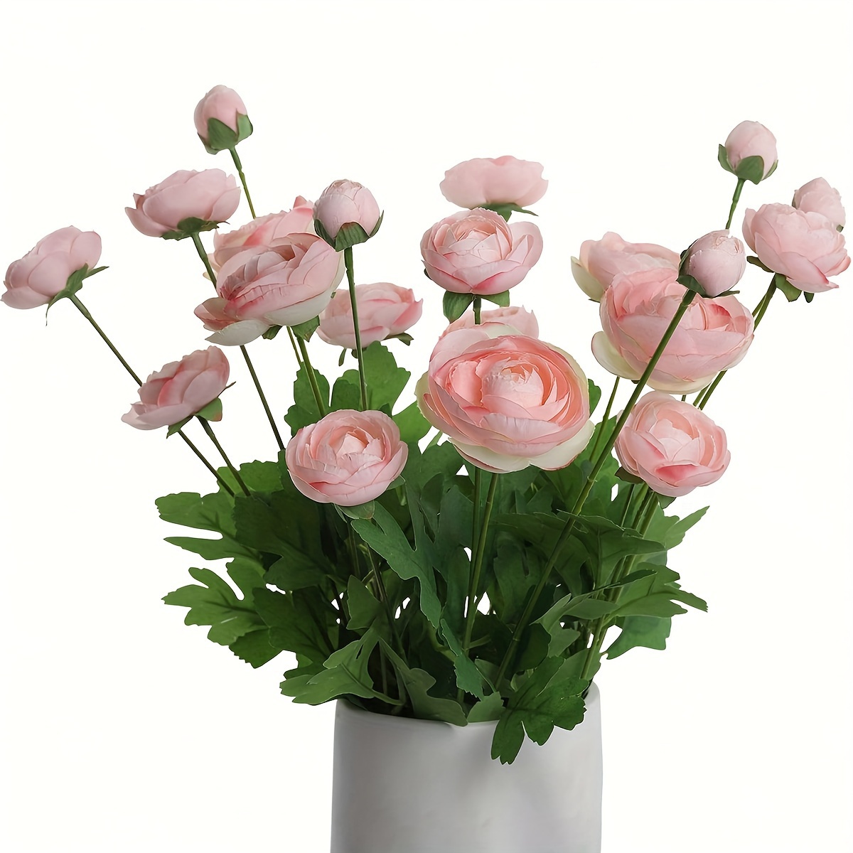 8 pcs artificial ranunculus flower silk flowers - Temu