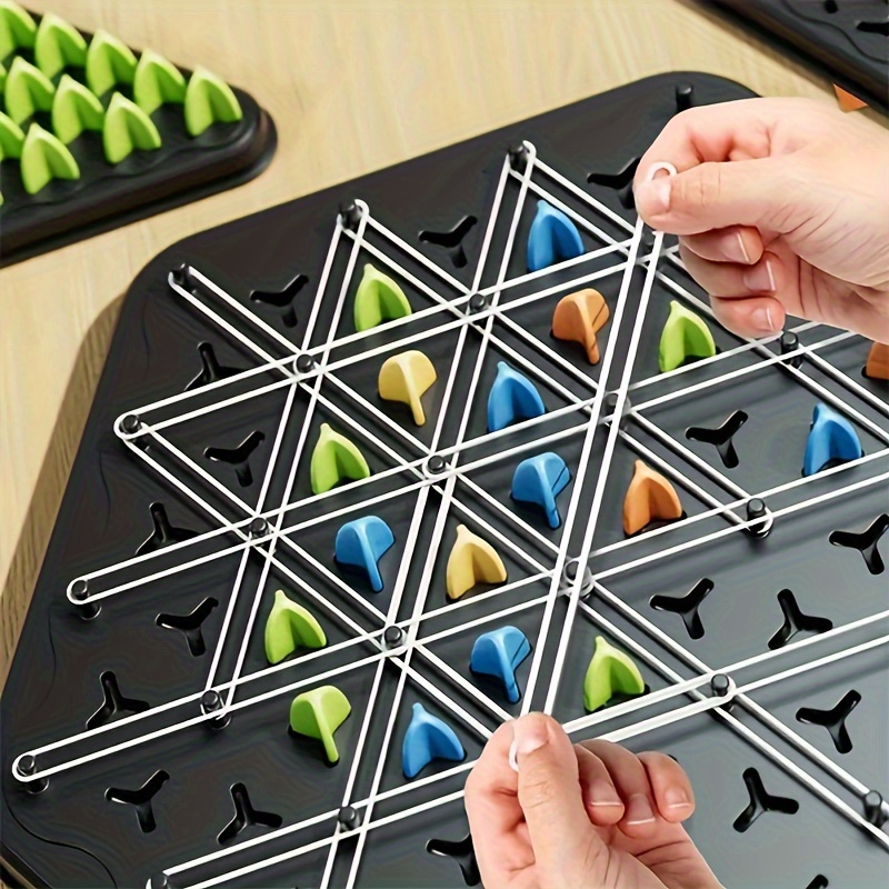 Strategy Triangle Board Game - Abs Construction, Uncharged, Brain ...