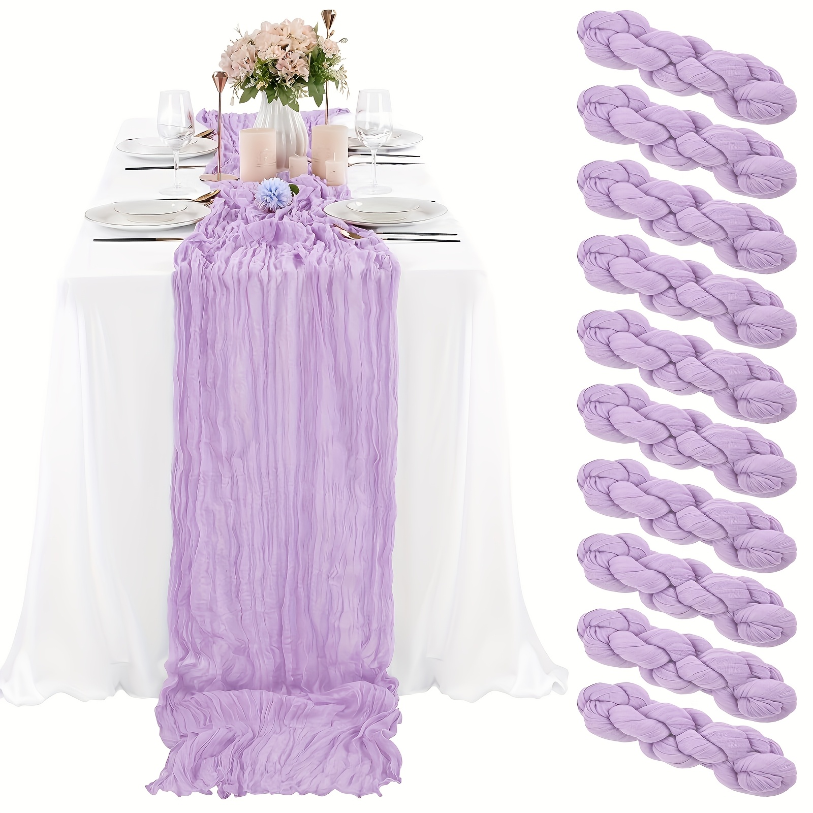 table runners sold on Temu United States