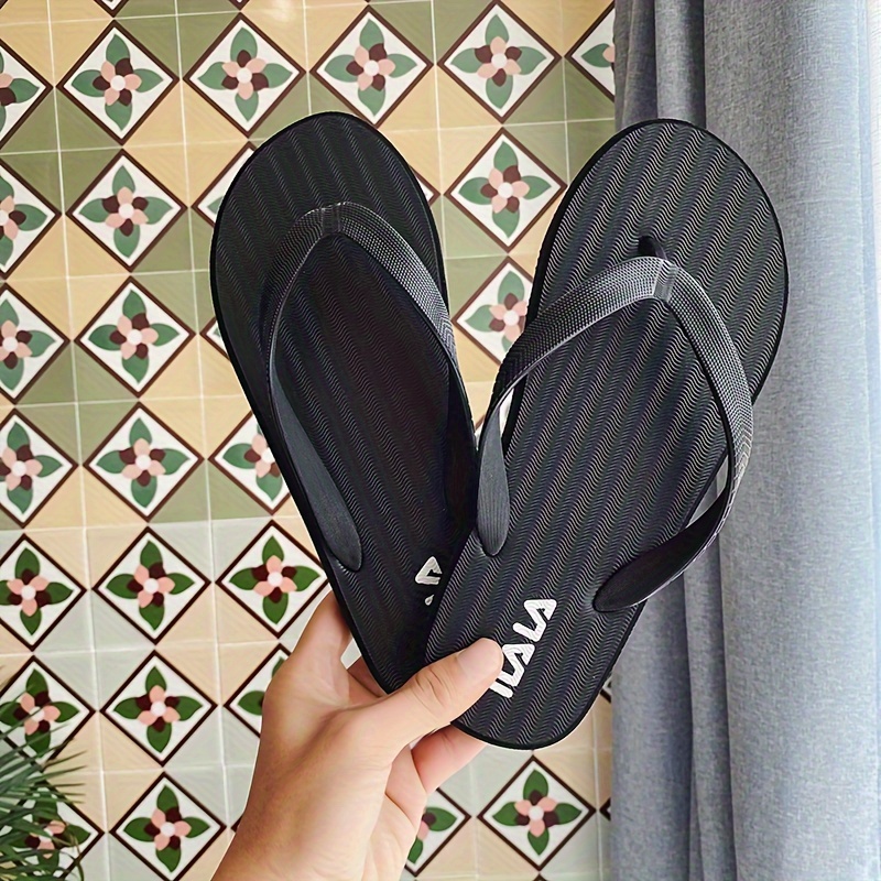 Mens Flip Flops Summer Lightweight Comfortable Non Slip Thong Sandals ...