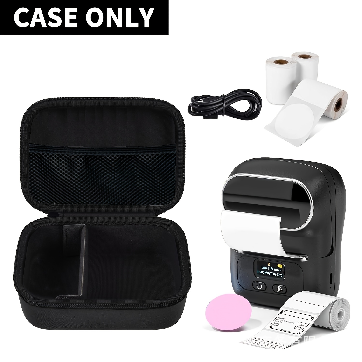 cable storage bag organizer sold on Temu United States
