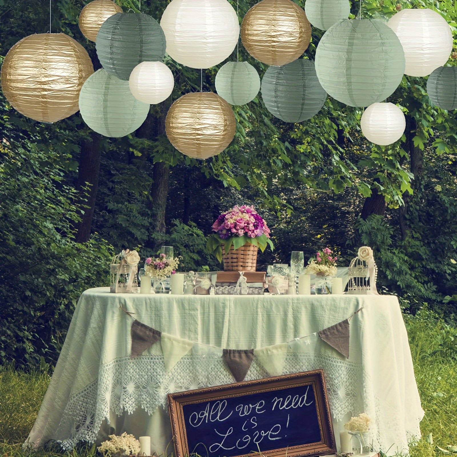Outdoor hanging party lanterns store