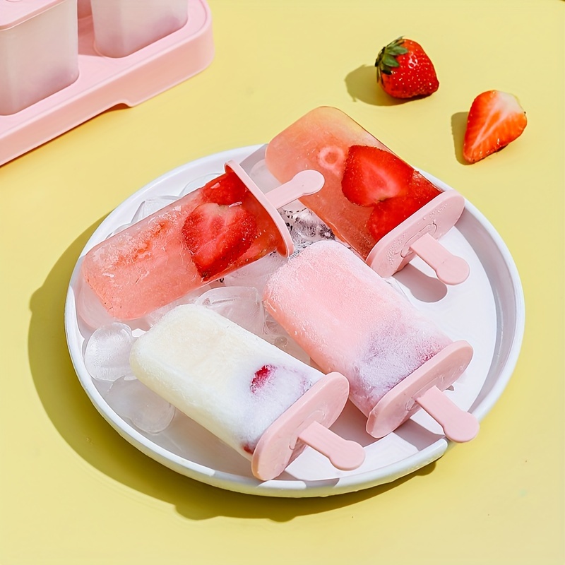 Ice Pop Molds Set Nitrosamine free Plastic Popsicle Maker - Temu