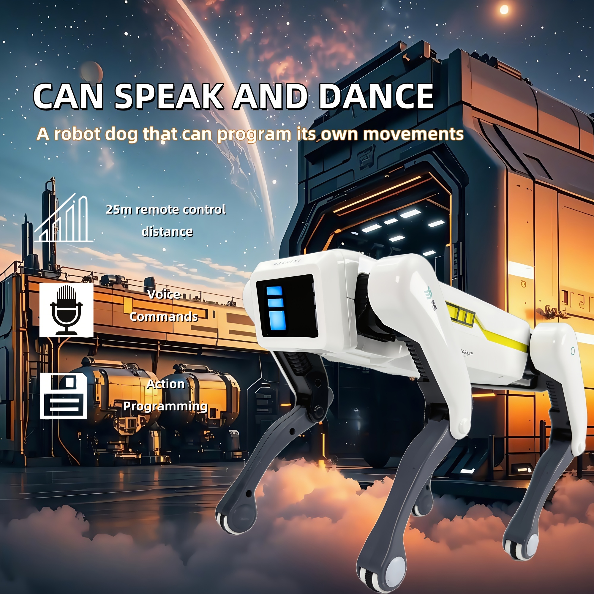 robot dogs sold on Temu United States